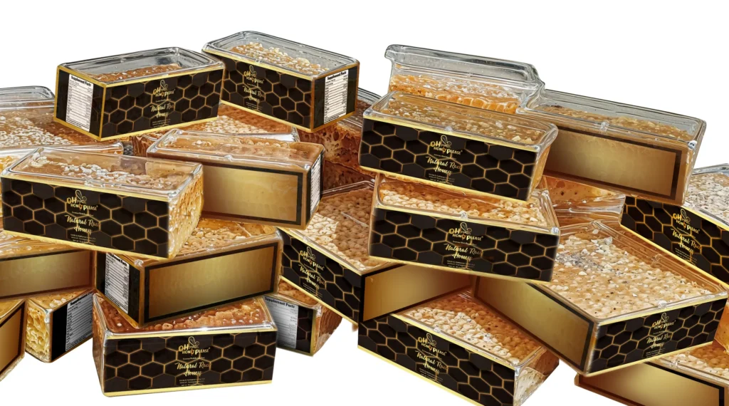 Honey Comb 8 oz 100% Edible - Oh Honey Please